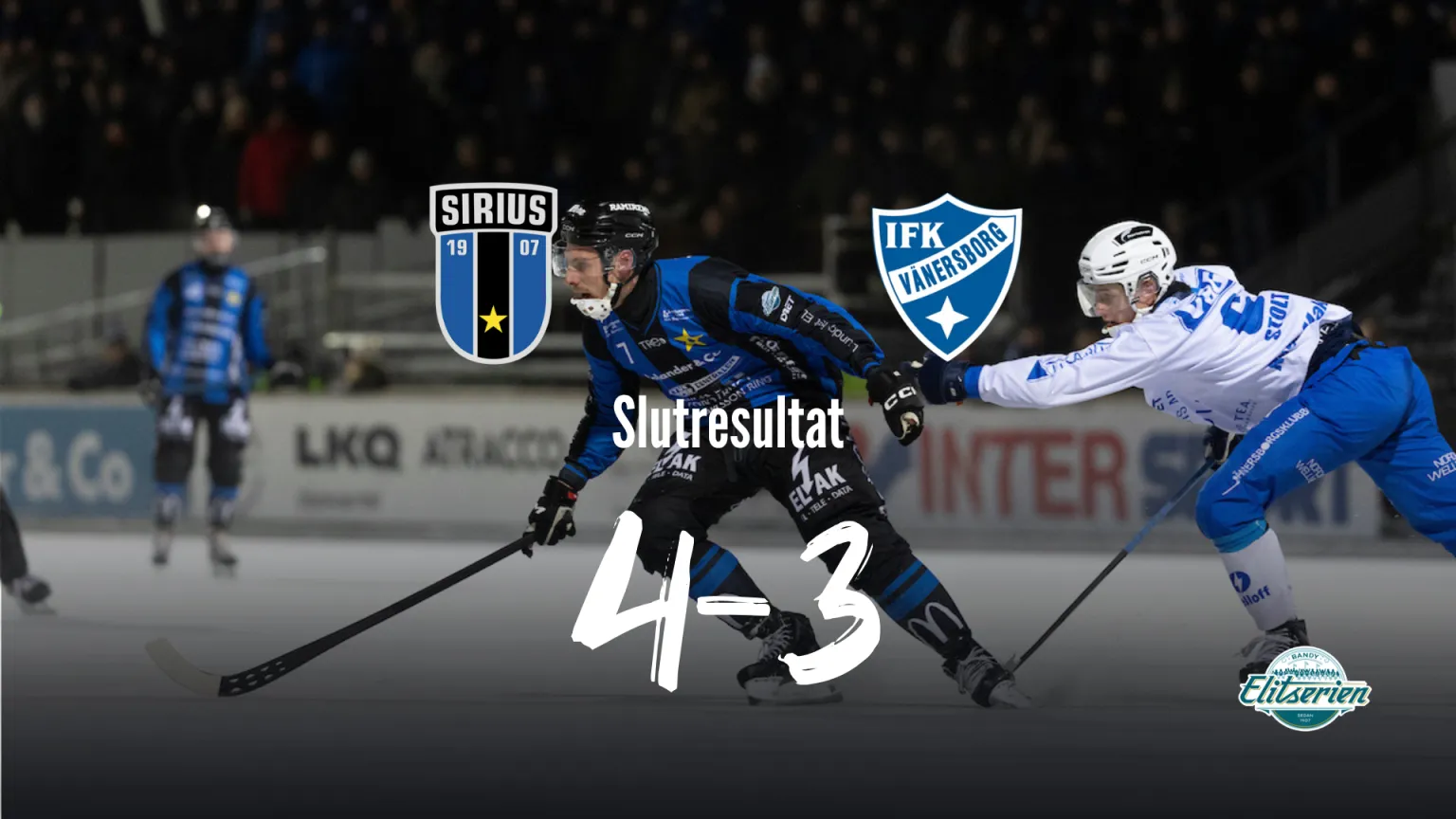 Skön seger före VM-vilan - Sirius Bandy